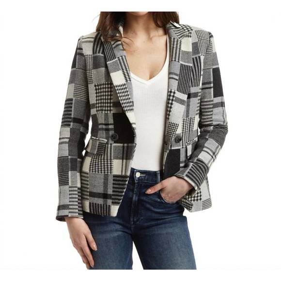 DREW | Jackets & Coats | New Drew Tai Blazer In Brownmulti | Poshmark
